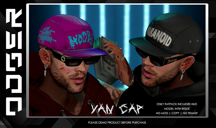 Second Life Marketplace Odger Yan Cap Fatpack
